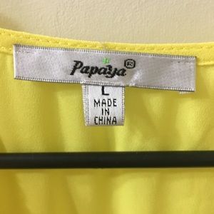 Papaya | Other | Yellow Swim Suit Cover Up | Poshmark